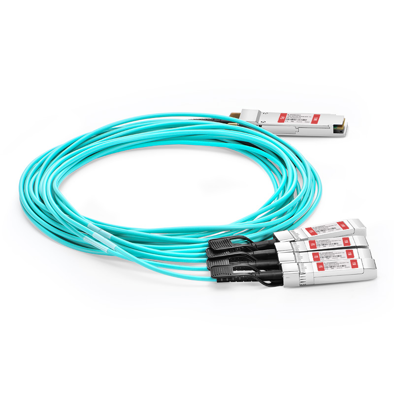 15m (49ft) HPE Aruba Compatible 100G QSFP28 to 4x25G SFP28 Breakout ...