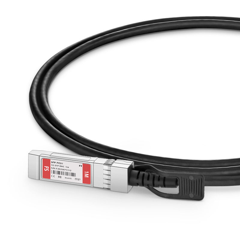 1m (3ft) Fortinet Compatible 1G SFP Passive Direct Attach Copper Twinax ...