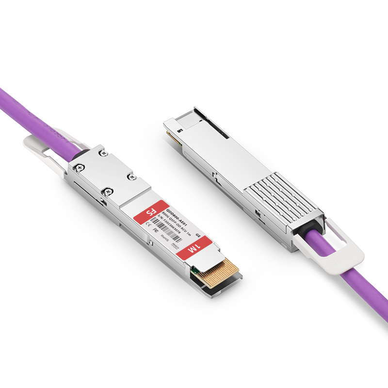 1m (3ft) Generic Compatible 800G QSFP-DD Active Direct Attach Copper Cable - FS.com