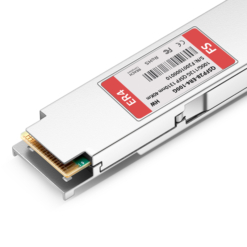 HW QSFP-100/112G-ER4 Compatible 100GBASE-ER4 and 112G OTU4 QSFP28 Dual ...