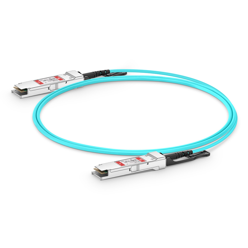 Cable óptico activo compatible con Intel 100G QSFP28, 1m (3ft) - FS.com ...