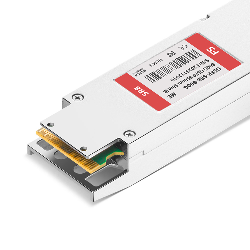 NVIDIA InfiniBand MMA4Z00-NS互換 OSFP 800G SR8光モジュール(PAM4 2x SR4 850nm ...