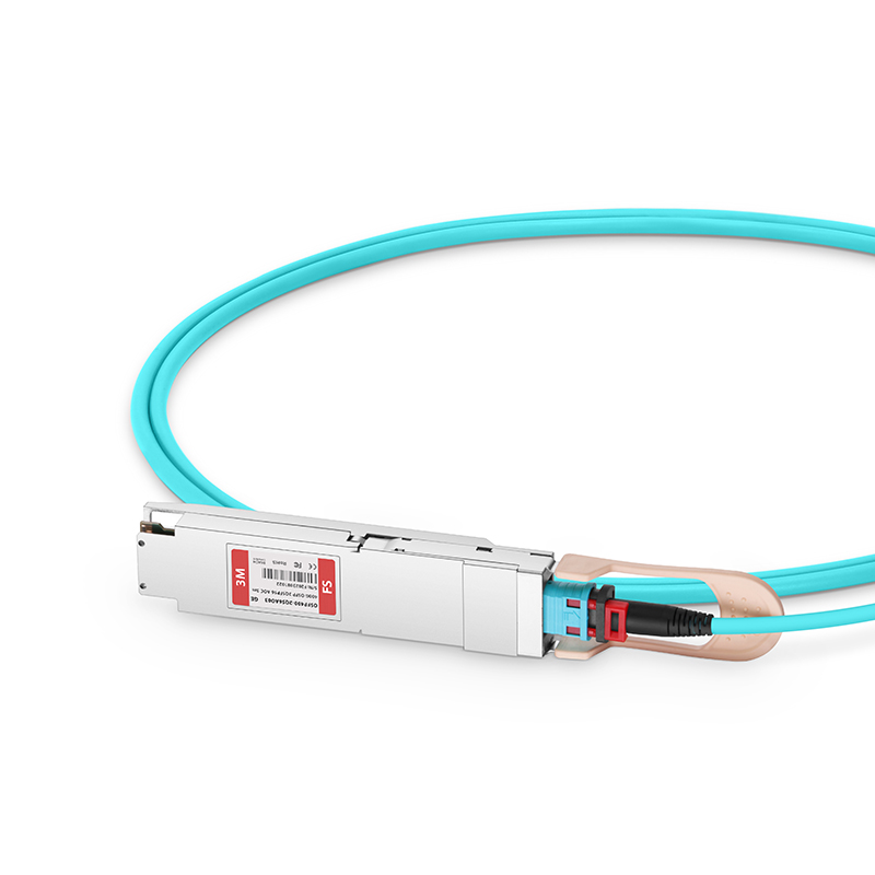 Customized 400G OSFP Finned Top to 2 x 200G QSFP56 Active Optical ...