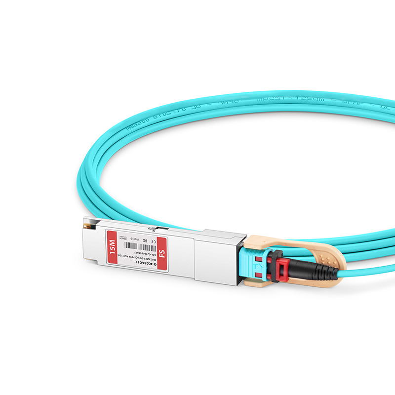 15m (3ft) Cisco Compatible 400G QSFP-DD to 4 x 100G QSFP28 Active ...