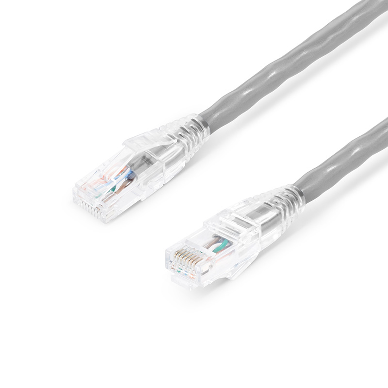 6in (0.15m) Cat6a 24AWG Snagless Unshielded (U/UTP) PVC CM Ethernet ...