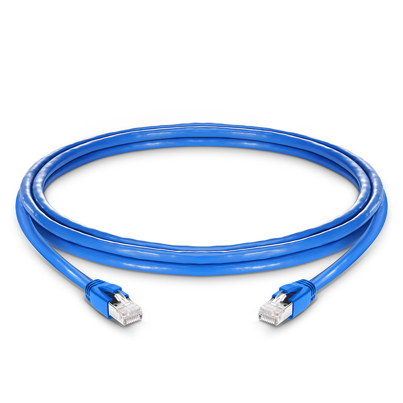 8ft (2.4m) Cat6a 23AWG Snagless Shielded (F/FTP) LSZH Ethernet Network ...