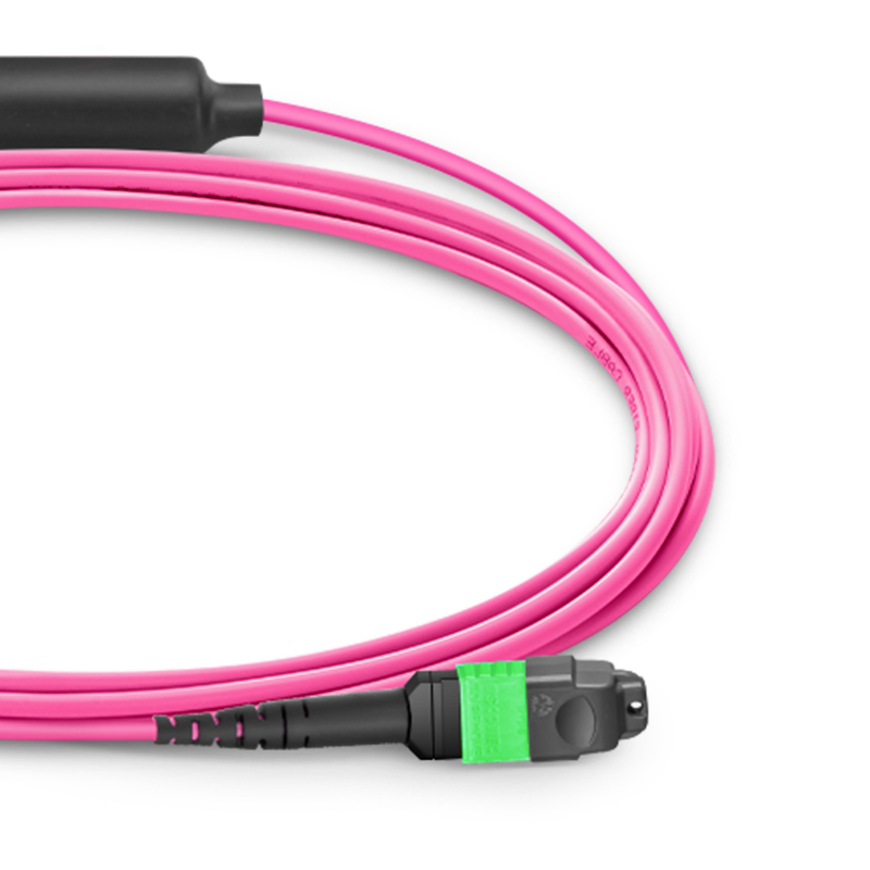 Customized MTP® Breakout Cable, MTP®-16 APC to 2 x MTP®-8 UPC, 16 ...