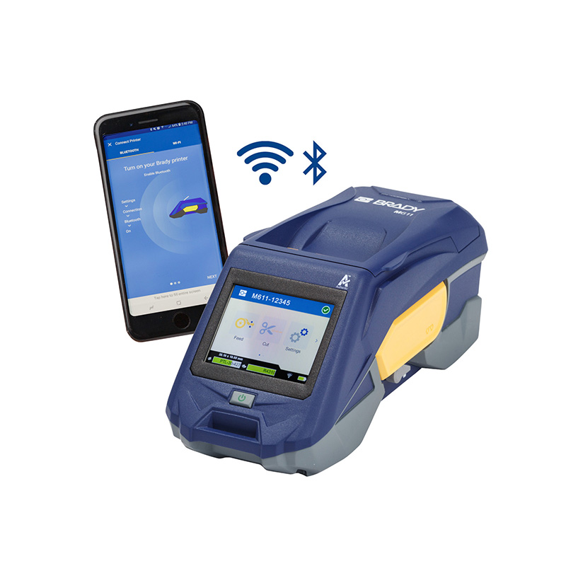 Brady M611 Bluetooth Label Printer, 300dpi, Auto Cutter - FS.com
