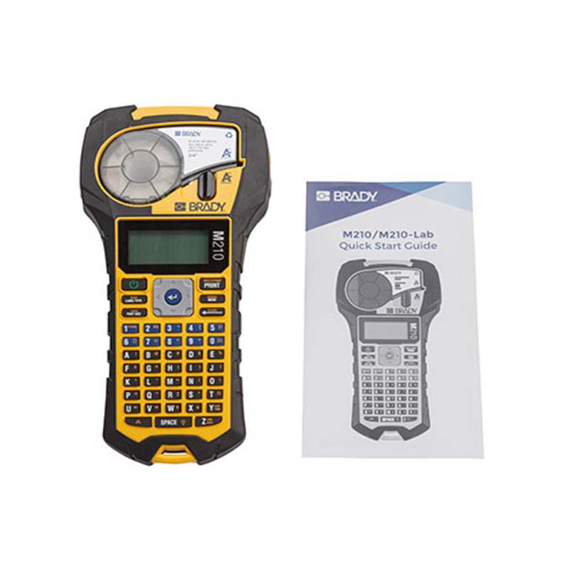 Brady M210 Handheld Label Maker with US-spec Power Adapter, 203dpi ...