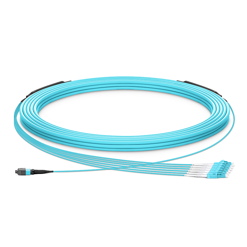 Customized MTP®-12 Hybrid Trunk Cable, 12-144 Fibers, Multimode (OM3 ...