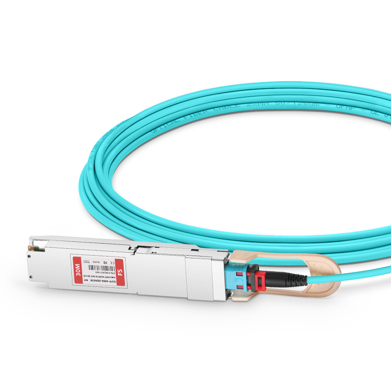 30m (98ft) NVIDIA InfiniBand MFA7U10-H030 Compatible 400G HDR OSFP ...