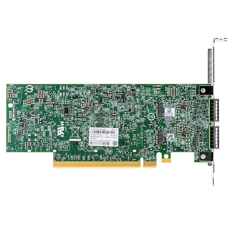 Broadcom® BCM957508-P2100G Ethernet Network Interface Card, P2100G ...