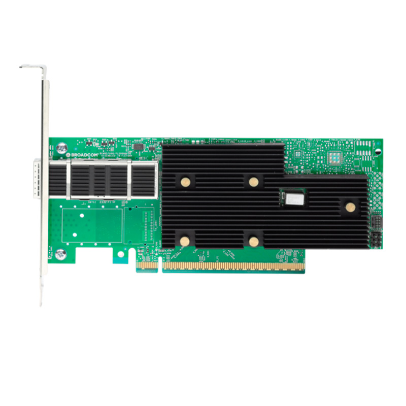 Broadcom® BCM957608-P1400GDF00 Ethernet Network Interface Card, 400G ...