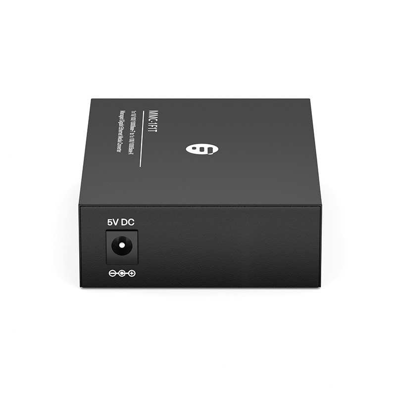 Managed 1x 10/100/1000Base-T RJ45 to 1x 100/1000Base-X SFP Slot Gigabit Ethernet Media Converter ...