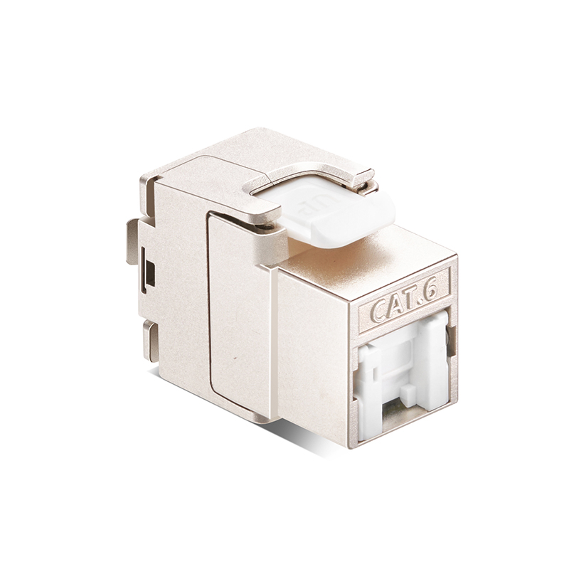 Cat6 RJ45 Shielded Toolless Keystone Jack Module with Dust Cover, 12Pcs ...