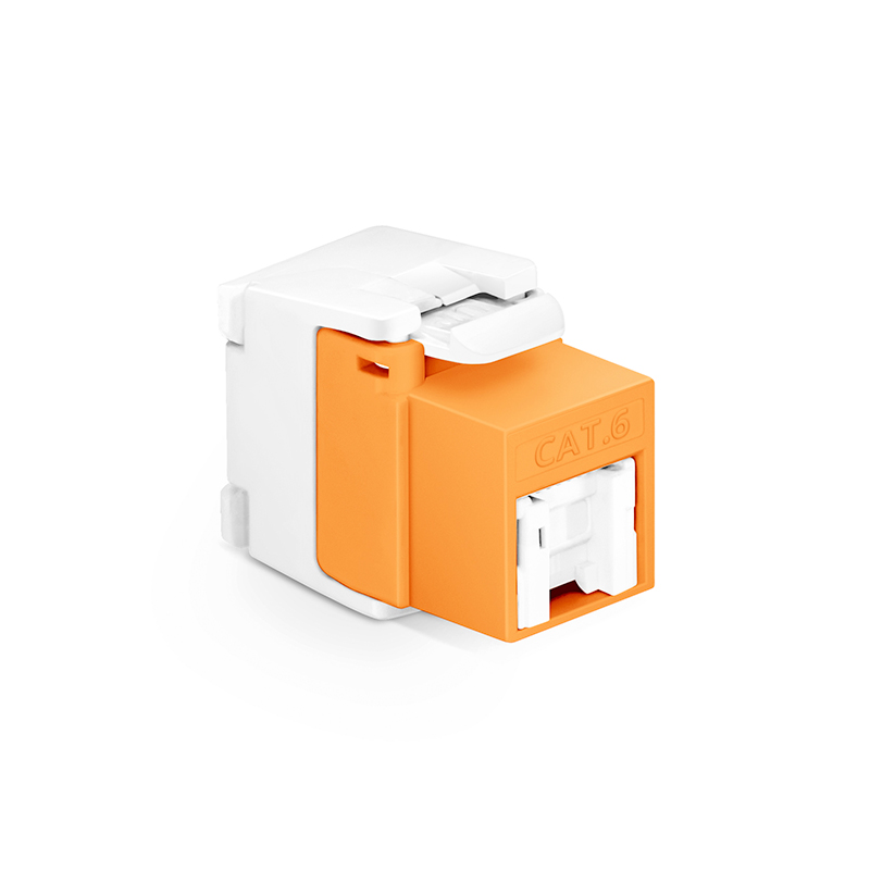 Cat6 RJ45 Unshielded Toolless Keystone Jack Module with Dust Cover ...