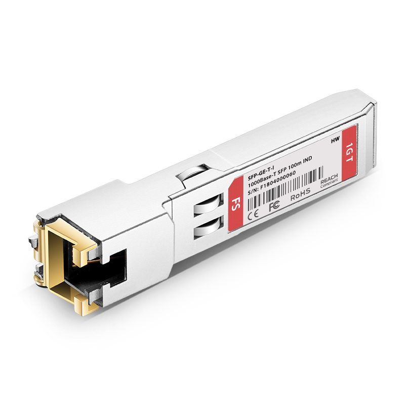 HW OEGD01N01 Compatible 1000BASE-T SFP Copper 100m RJ-45 Transceiver Module (Industrial) - FS.com