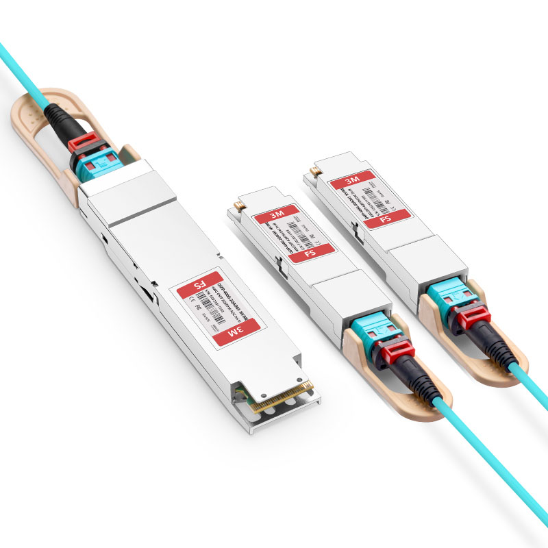 3m (10ft) NVIDIA/Mellanox MFA7U10-H003 Compatible 400G OSFP Finned Top to 2 x 200G QSFP56 ...