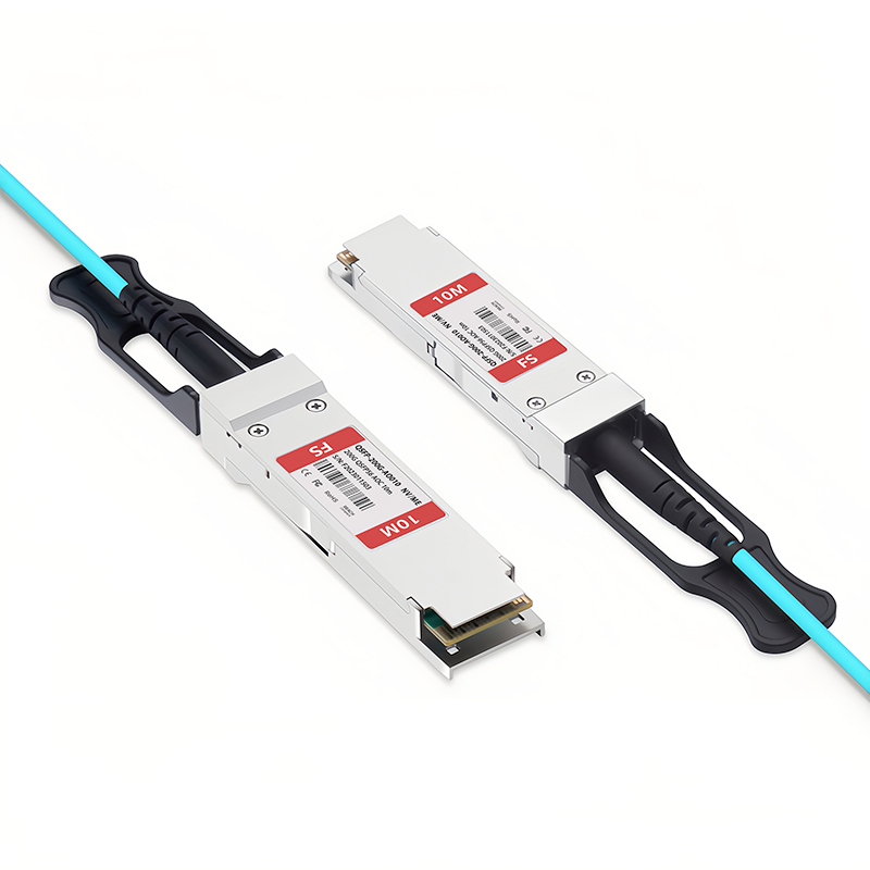 10m (33ft) NVIDIA/Mellanox MFS1S00-V010E Compatible 200G QSFP56 Ethernet Active Optical Cable ...