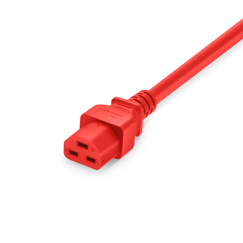 3ft (0.9m) IEC60320 C20 to IEC60320 C21 12AWG 250V/20A Heavy Duty Power ...