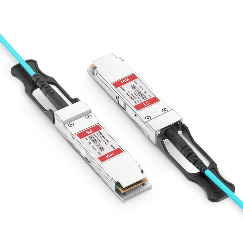 10m (33ft) NVIDIA/Mellanox MFA1A00-C010 Compatible 100G QSFP28 Ethernet Active Optical Cable ...