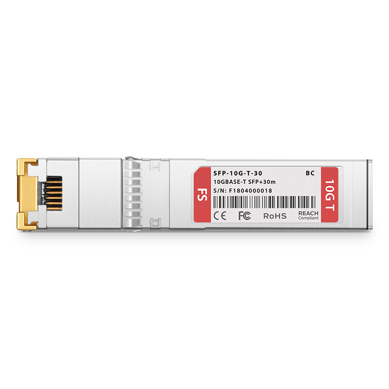 Broadcom Compatible 10GBASE-T SFP+ Copper 30m RJ-45 Transceiver Module ...