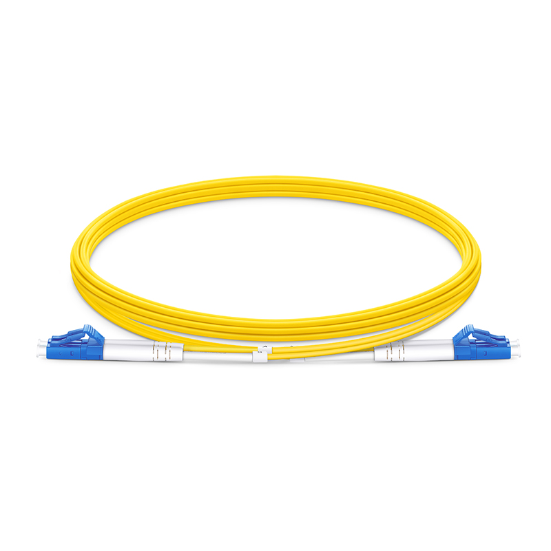 3m (10ft) Fiber Patch Cable, 2 Fibers, LC UPC Duplex to LC UPC Duplex ...