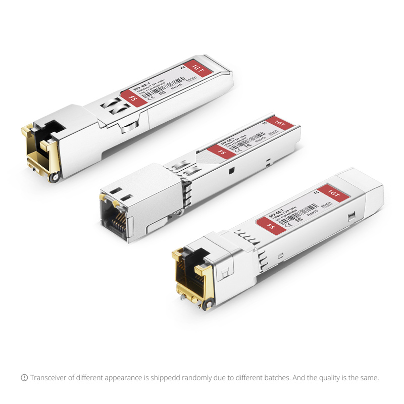 FS SFP-GB-GE-T 1000BASE-T RJ45 SFP Transceiver Module - FS.com