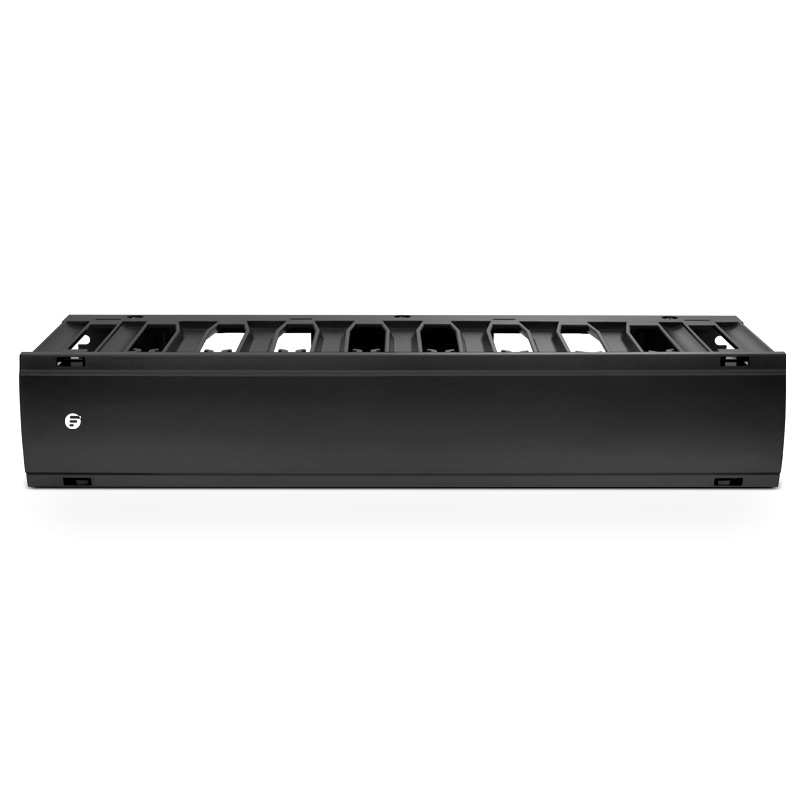 Horizontal Single Sided Manager, 2RU, Finger Duct with Cover, 6.65 in ...