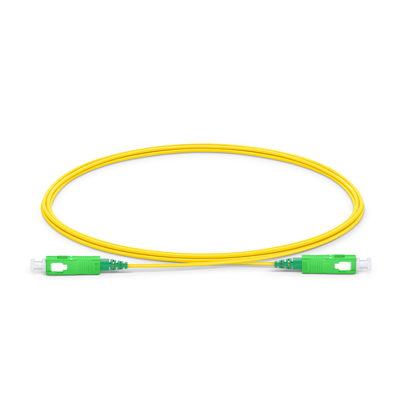 Customized Length Fiber Patch Cable, SC APC to SC APC, Simplex, 1 Fiber, Single Mode (OS2 ...