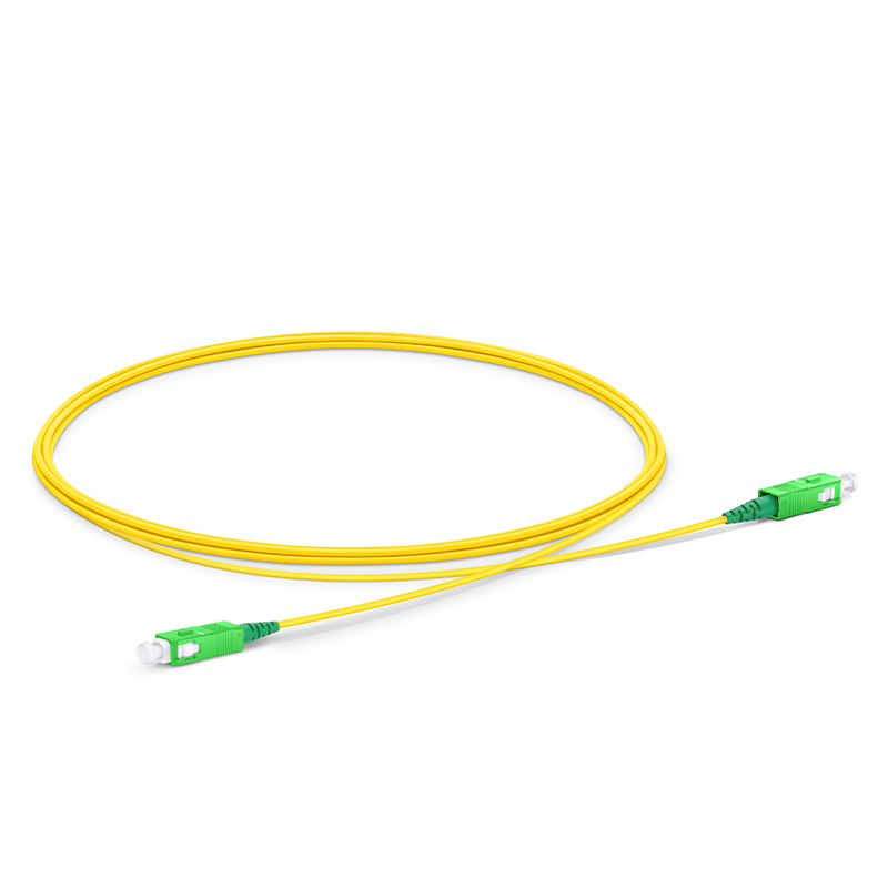 Customized Length Fiber Patch Cable, SC APC to SC APC, Simplex, 1 Fiber, Single Mode (OS2 ...