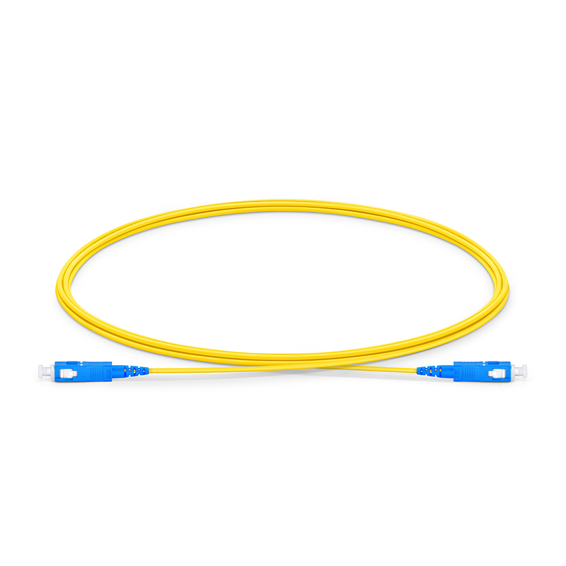 Customized Length Fiber Patch Cable, 1 Fiber, SC UPC Simplex to SC UPC Simplex, Single Mode (OS2 ...
