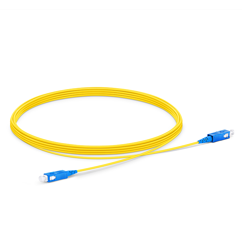 5m SC APC to SC UPC Simplex OS2 Single Mode LSZH 1.2mm Loose Tube Fiber ...