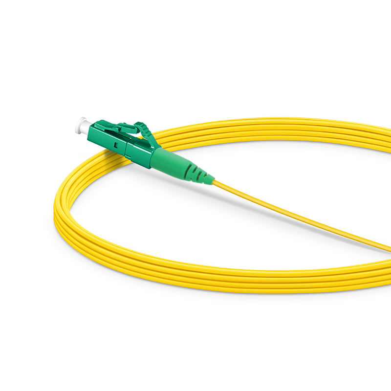 5m LC APC to SC APC Simplex OS2 Single Mode PVC (OFNR) 1.2mm Loose Tube ...