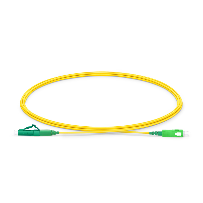 Customized Length Fiber Patch Cable, 1 Fiber, LC APC Simplex to SC APC ...