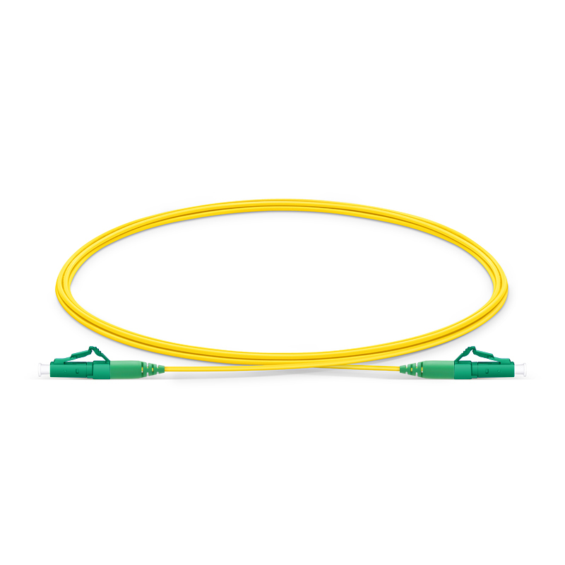 2m (7ft) Fiber Patch Cable, 1 Fiber, LC APC Simplex to LC APC Simplex ...