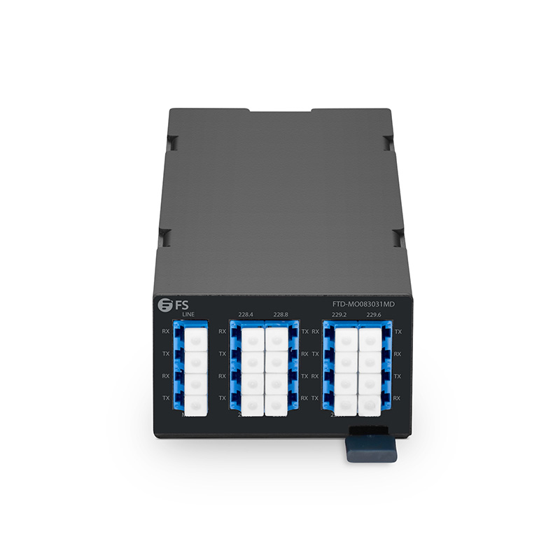 8 Channels O-band DWDM Mux Demux, 228.4-229.8THz, with Monitor Port, 3 ...