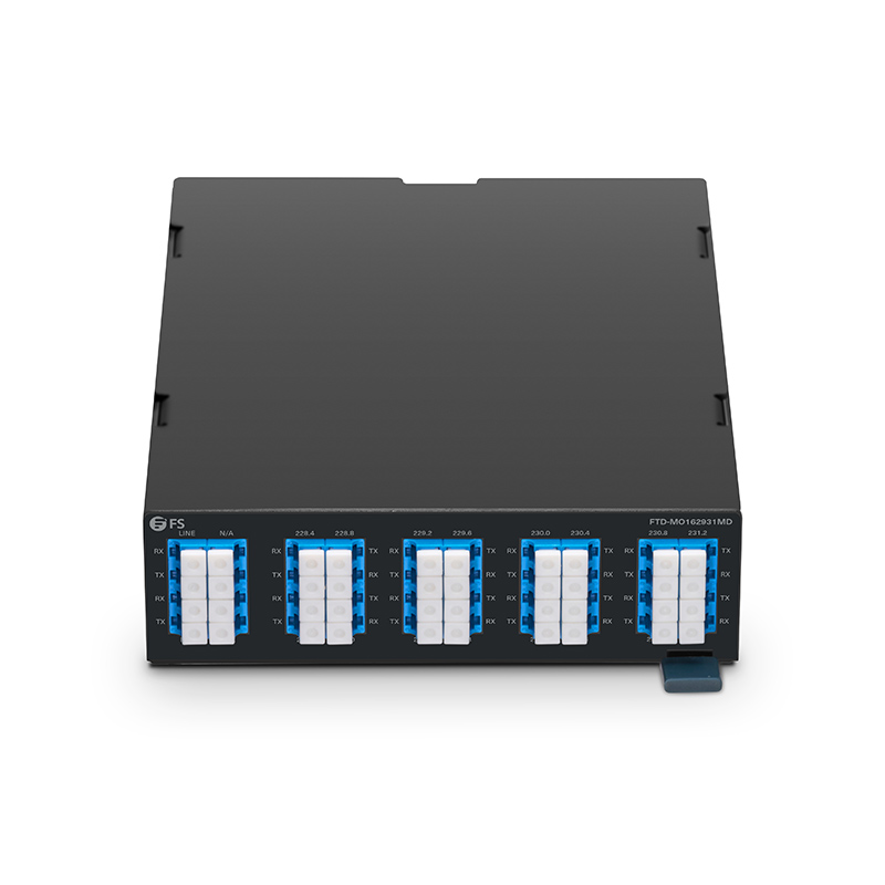 16 Channels O-band DWDM Mux Demux, 1295.559-1312.576nm, with Monitor ...