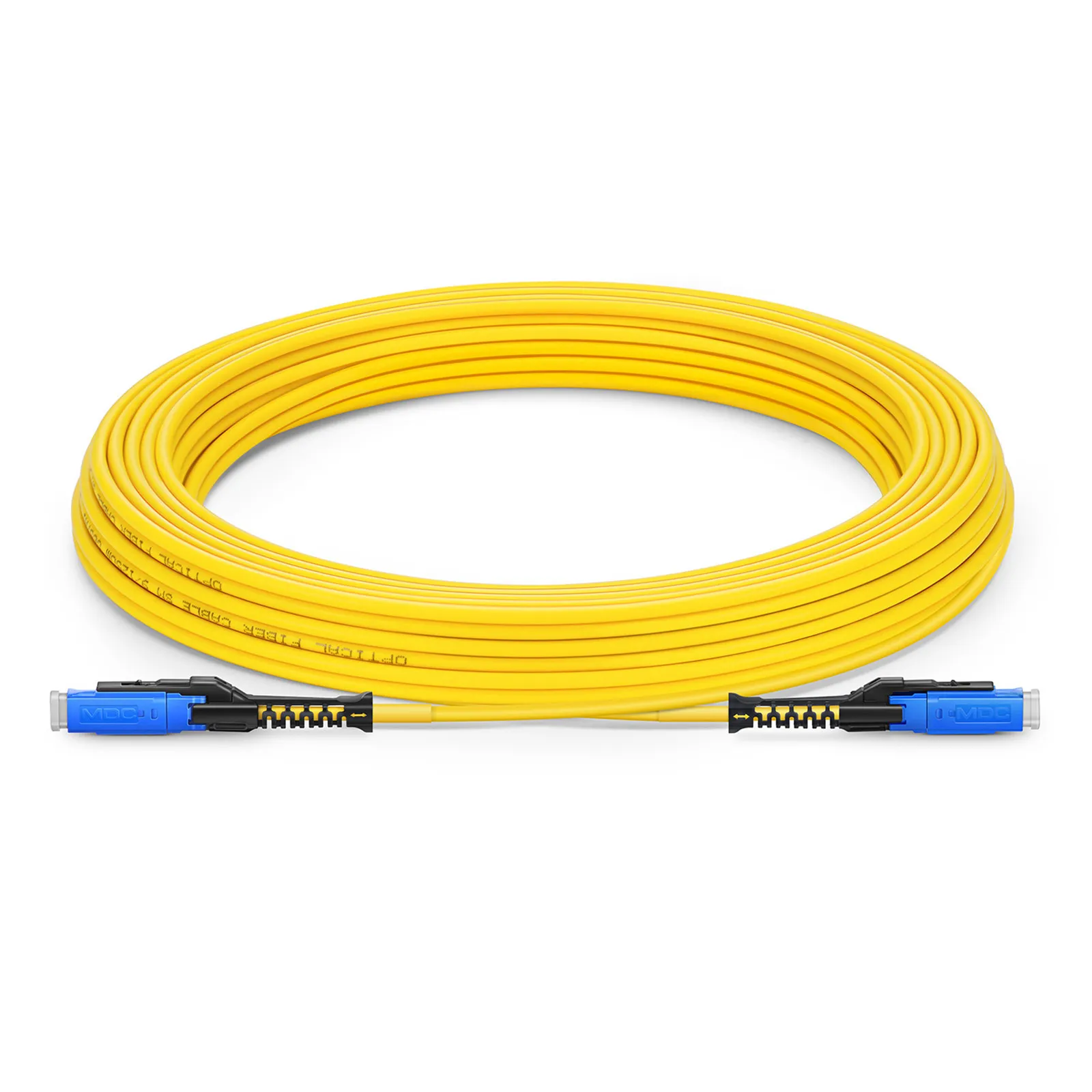 50m (164ft) Cable de conexión de fibra óptica uniboot, MDC/UPC dúplex de 3 puertos a MDC/UPC ...