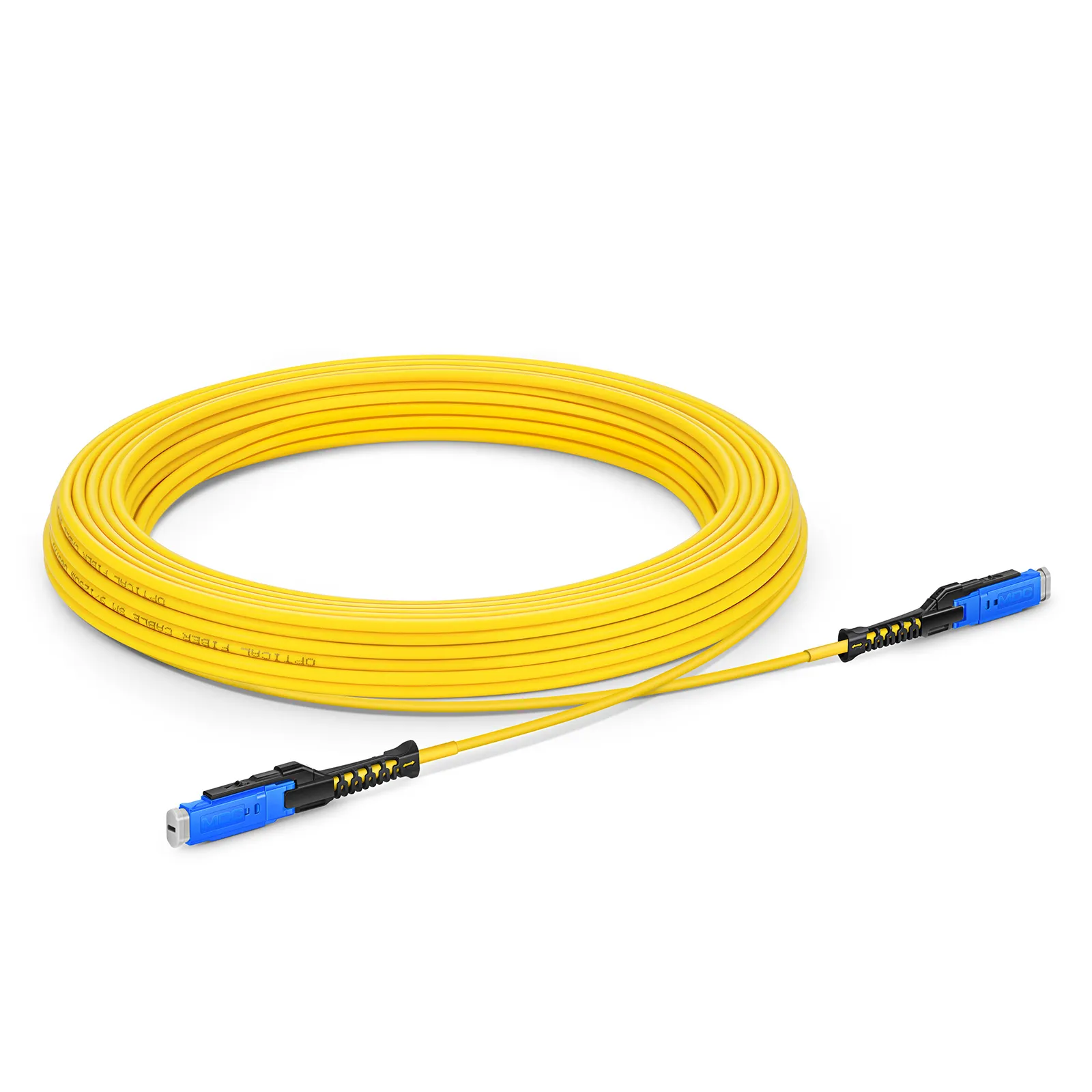 50m (164ft) Cable de conexión de fibra óptica uniboot, MDC/UPC dúplex de 3 puertos a MDC/UPC ...