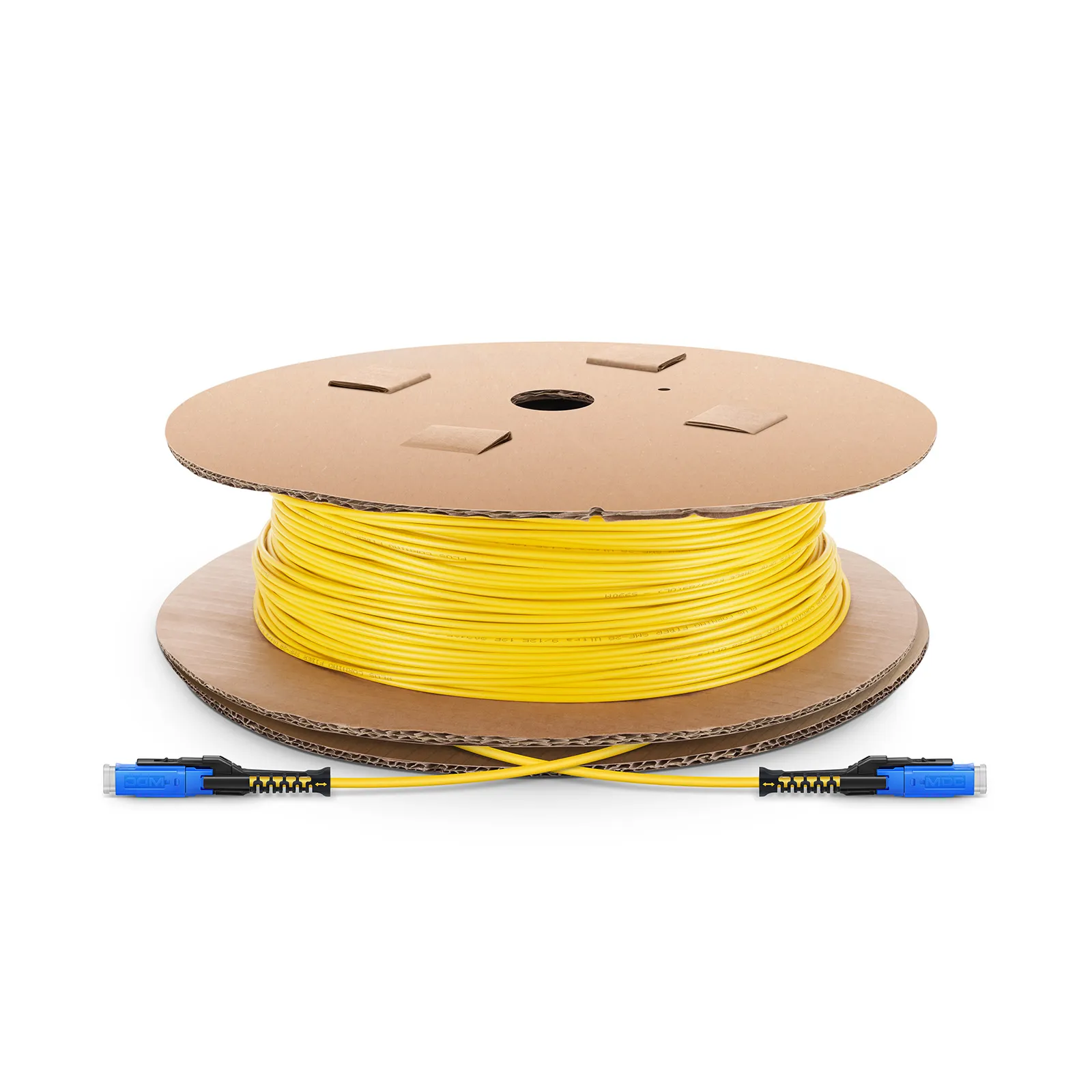 100m (328ft) Uniboot Fiber Patch Cable, MDC UPC Duplex to MDC UPC ...