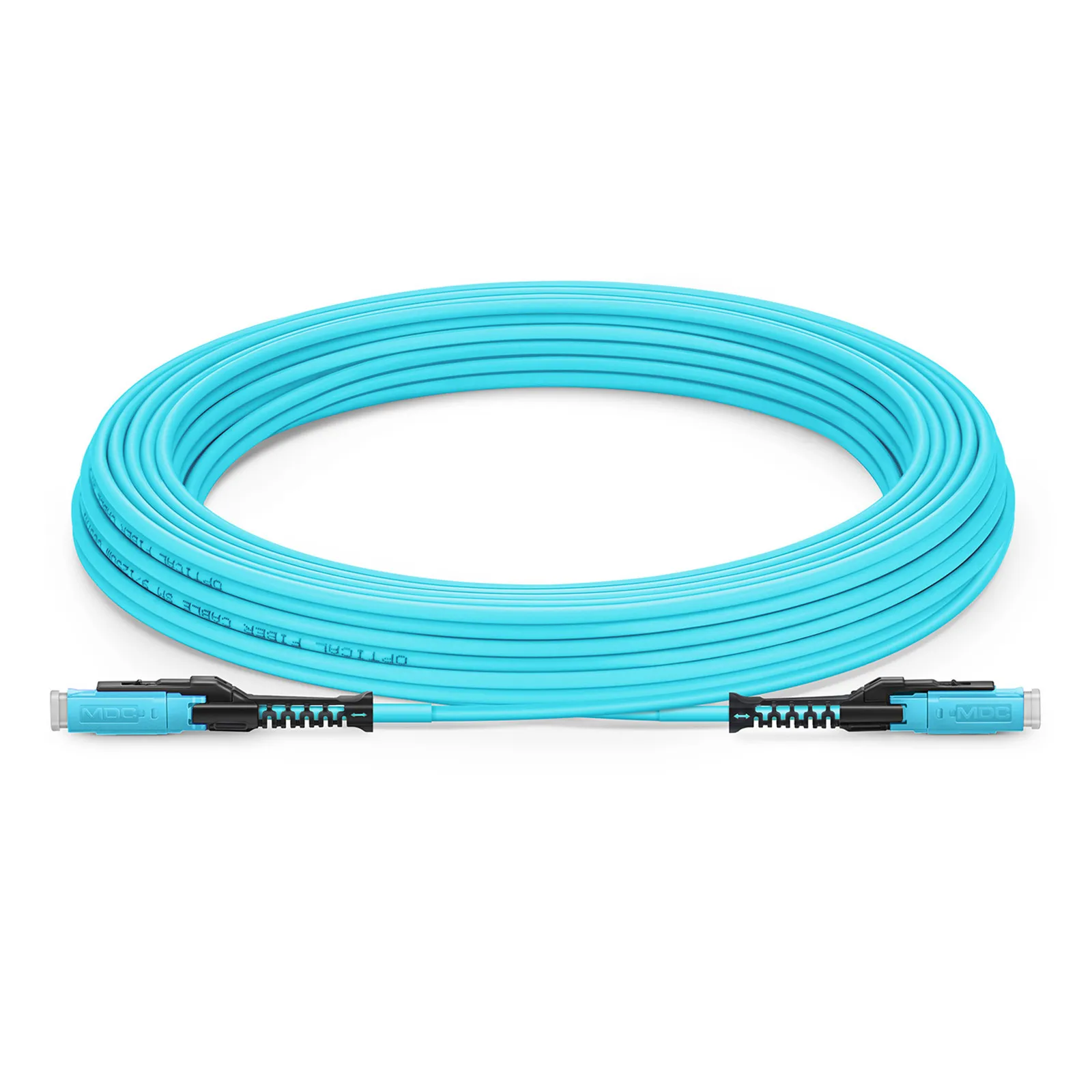 30m (98ft) Uniboot Fiber Patch Cable, MDC UPC Duplex to MDC UPC Duplex, Multimode (OM4), Riser ...