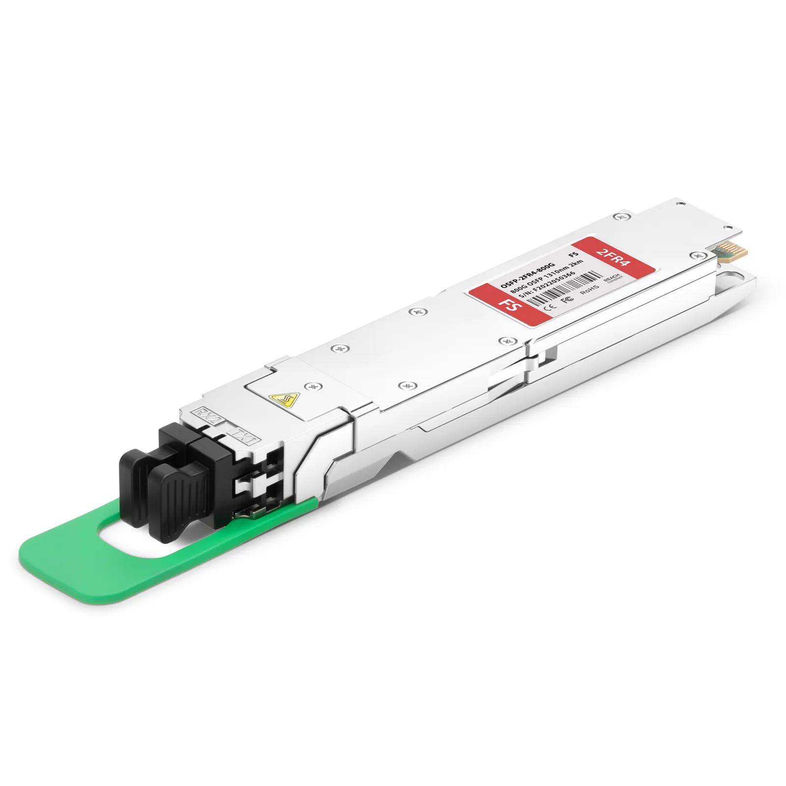 800GBASE 2 x FR4 OSFP Finned Top PAM4 1310nm 2km DOM Dual Duplex LC/UPC ...