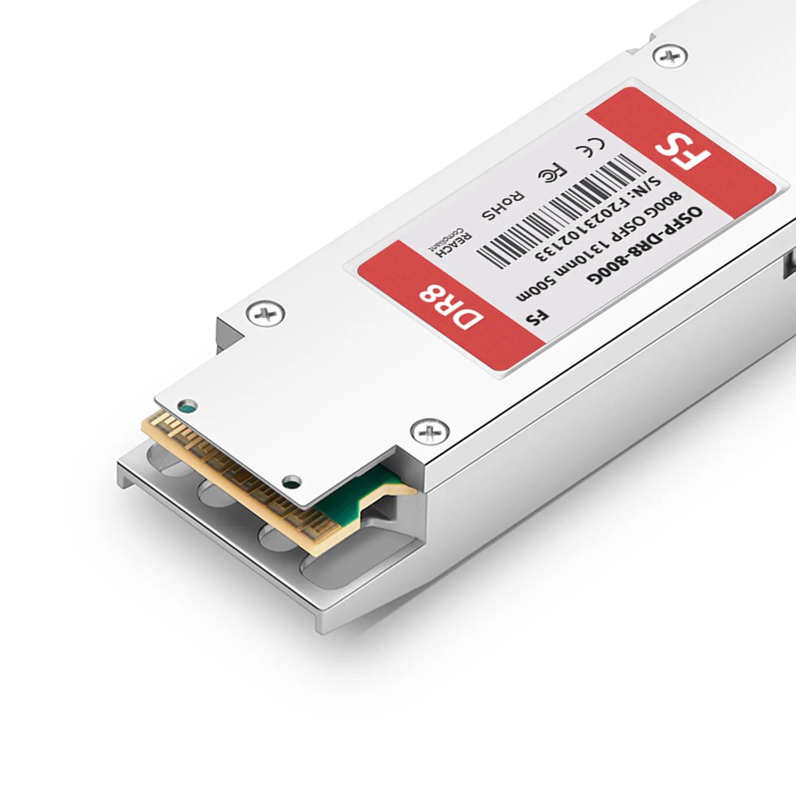 800GBASE 2xDR4/DR8 OSFP Finned Top PAM4 1310nm 500m DOM Dual MPO-12/APC ...