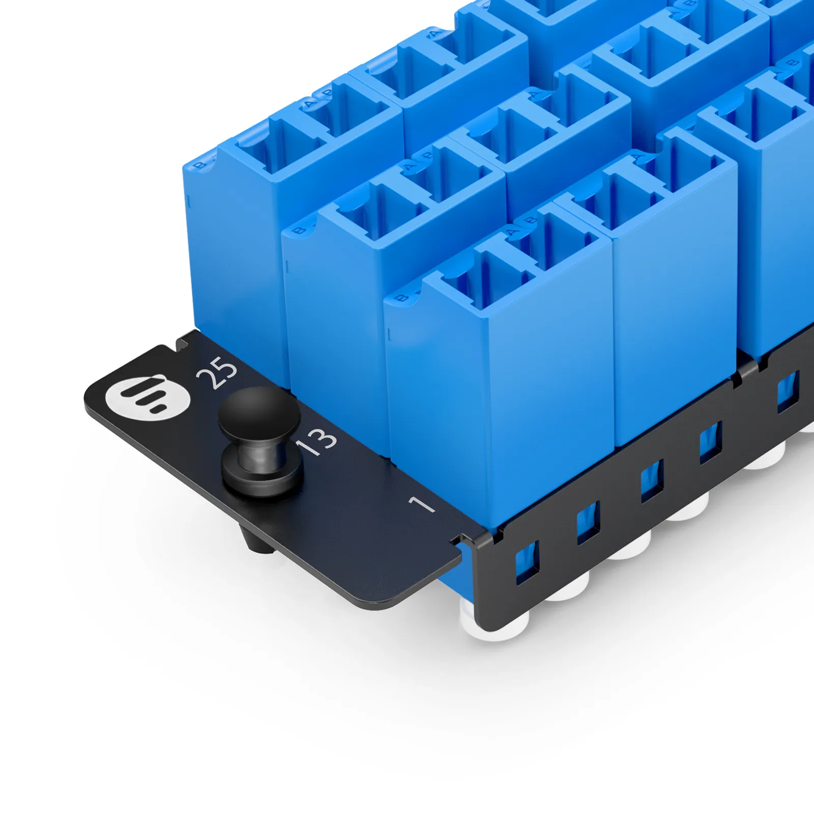 FHD® Fiber Adapter Panel, 36 Fibers OS2 Single Mode, 18 x Shuttered LC ...