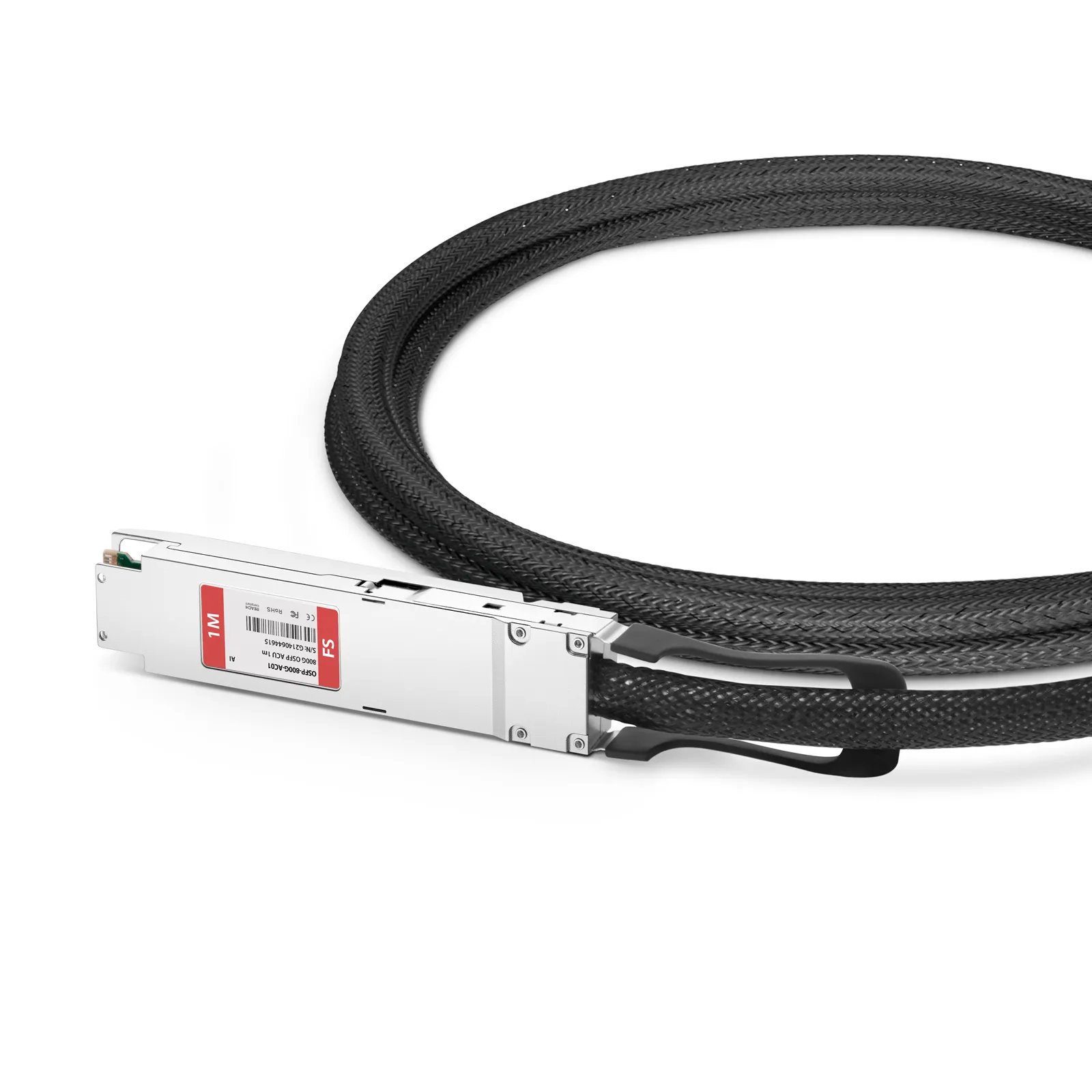 Customized 800G Twin-port OSFP Finned Top Active Direct Attach Copper Twinax Cable - FS.com