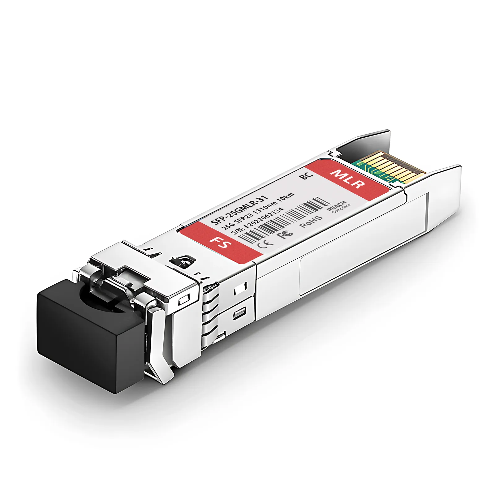 Broadcom Compatible 10/25GBASE-LR SFP28 Dual-rate 1310nm 10km DOM ...