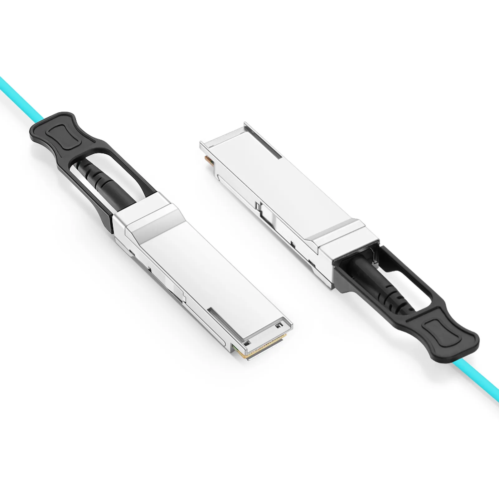 5m (16ft) Broadcom Compatible 400G QSFP112 Active Optical Cable - FS.com