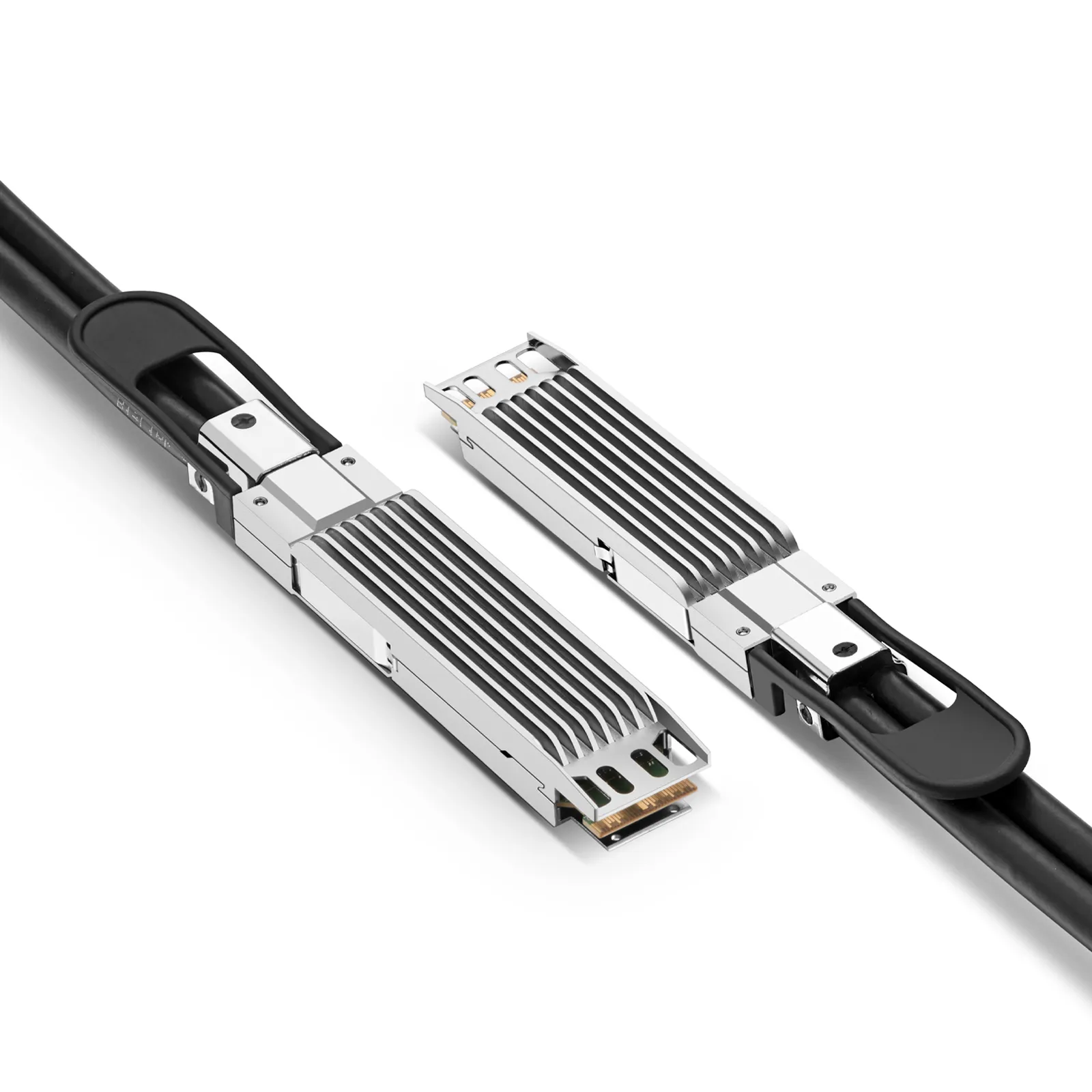 1m (3ft) 400G OSFP Finned Top Passive Direct Attach Copper Twinax Cable ...