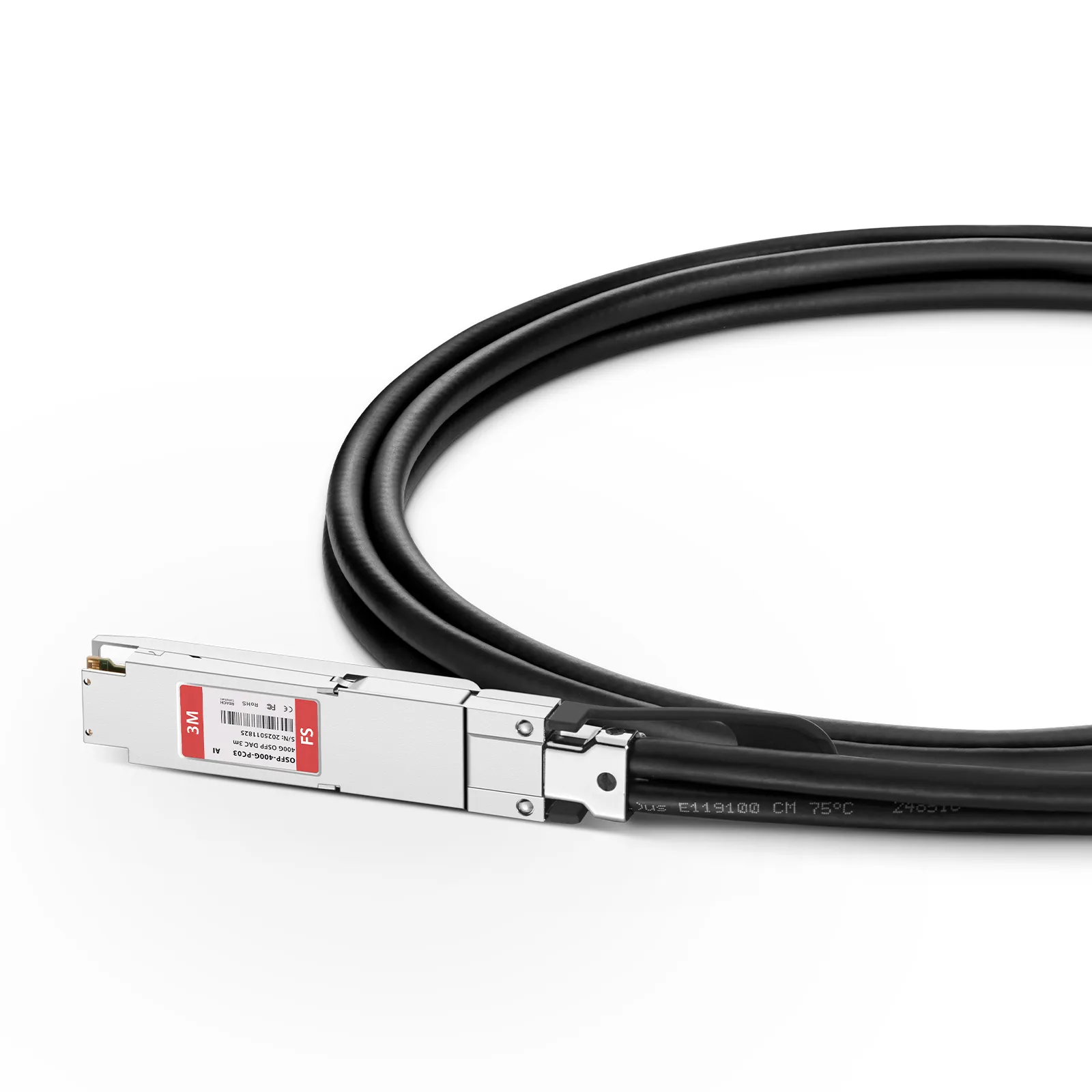 3m (10ft) Arista Networks CAB-O-O-400G-3M Compatible 400G OSFP Finned ...